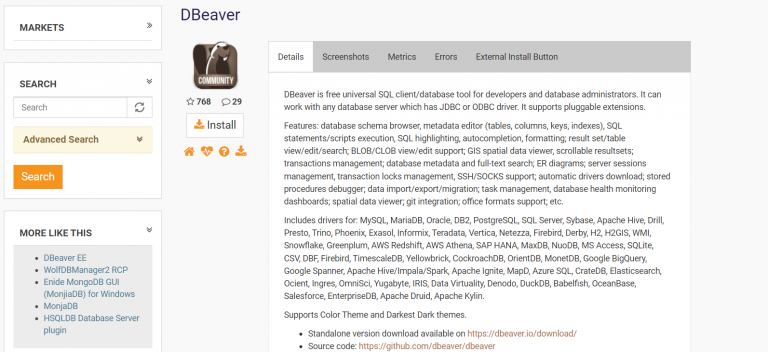 Best alternative ways to download DBeaver Community Edition | DBeaver ...